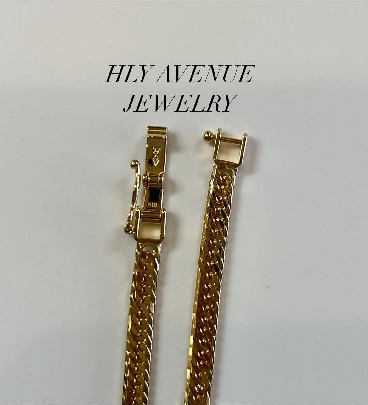 18k Japan Gold Kihei 8 Triple Cut 50cm 20G – HLY Avenue Jewelry